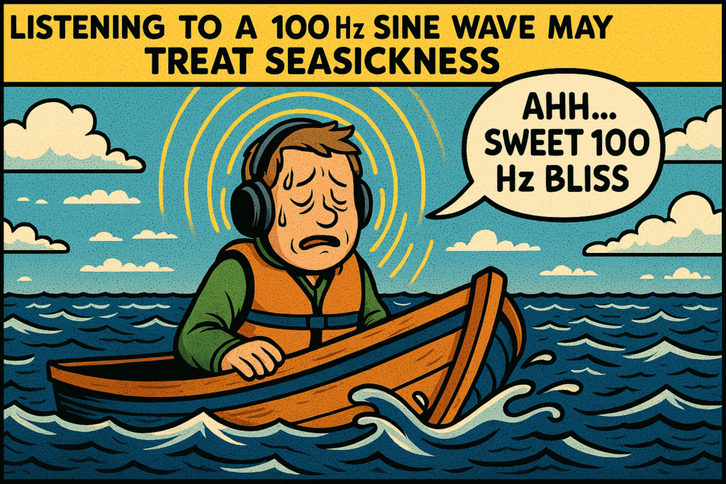 This unique 100hz sound alleviates sea sickness - Leobard's blog